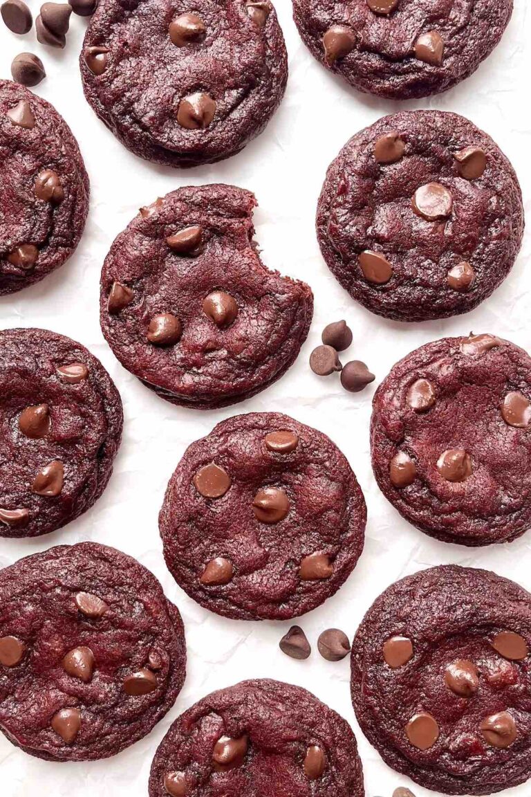 Easy Red Velvet Chocolate Chip Cookies