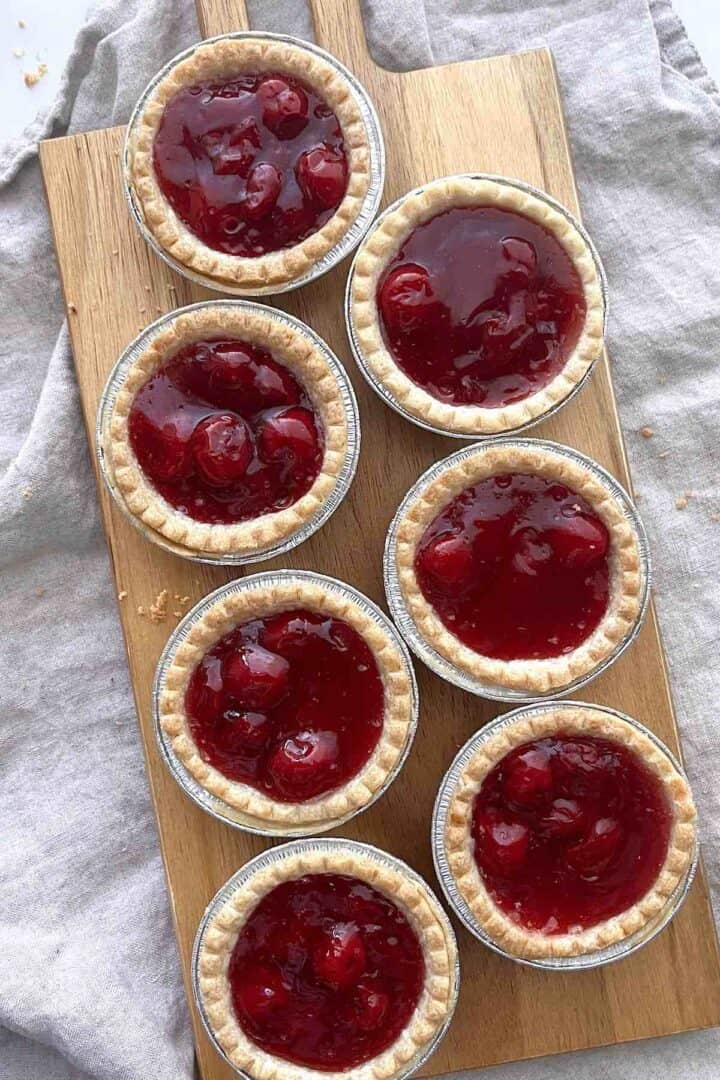 5 Ingredient Mini Cherry Tarts