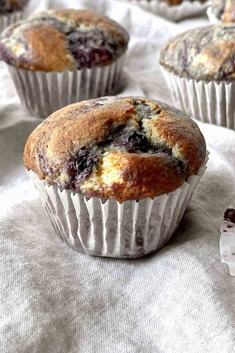 Easy Blueberry Muffins with Cake Mix
