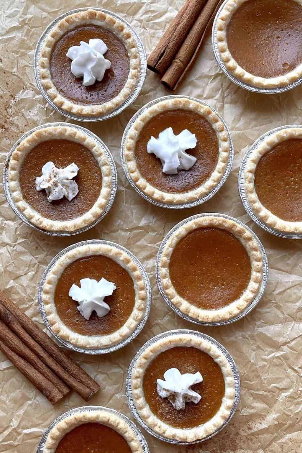 Easy Mini Pumpkin Pie Tarts
